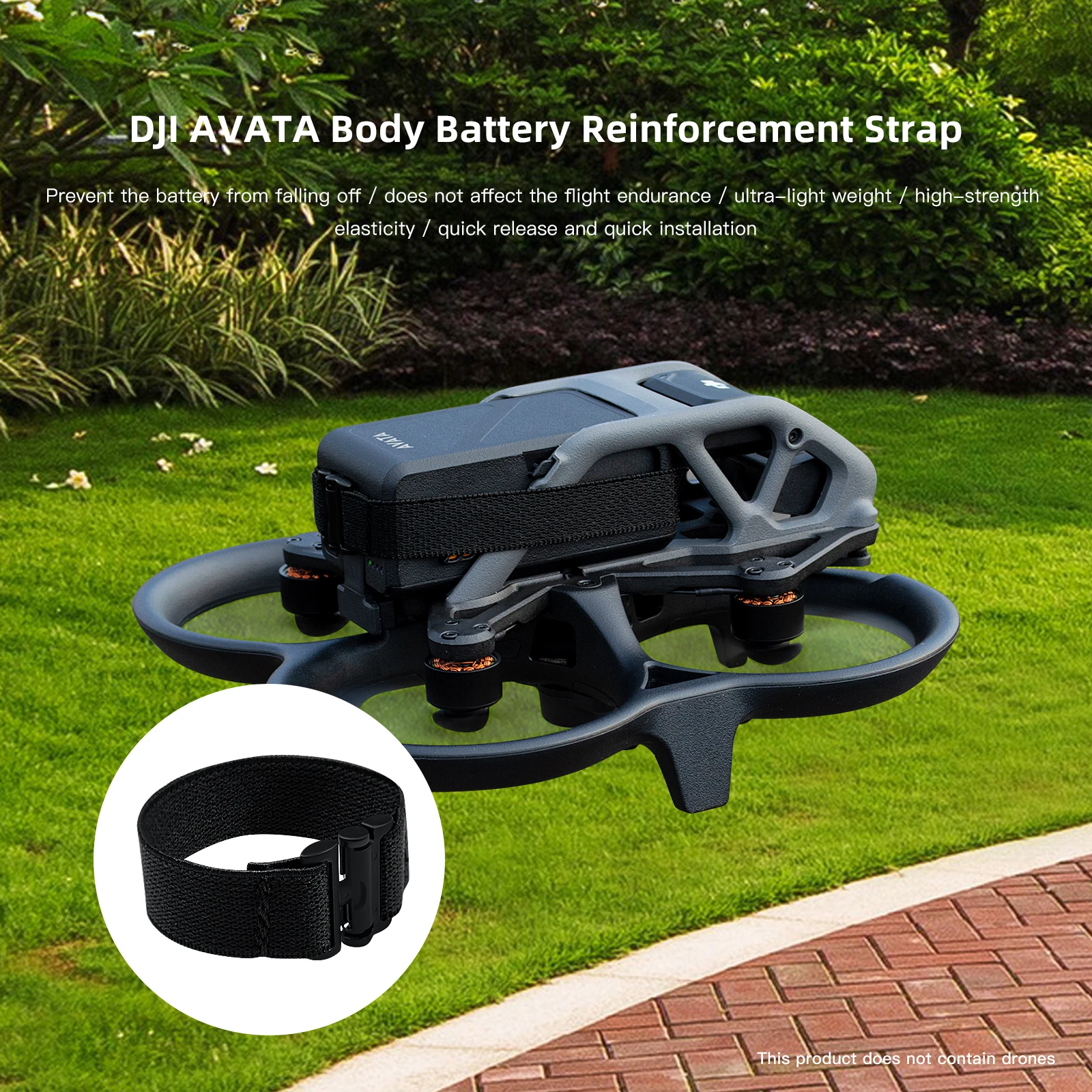 Battery Anti-detachment Strap For Dji Avata Aircraft Battery Fixing ...