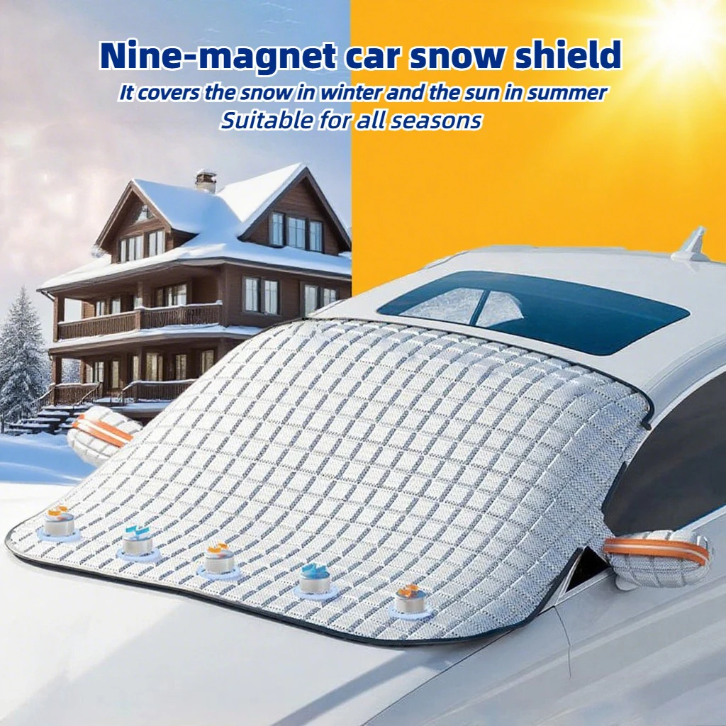 Summer Windshield Cover UV Reflective Sun Shade Waterproof 4-Season ...