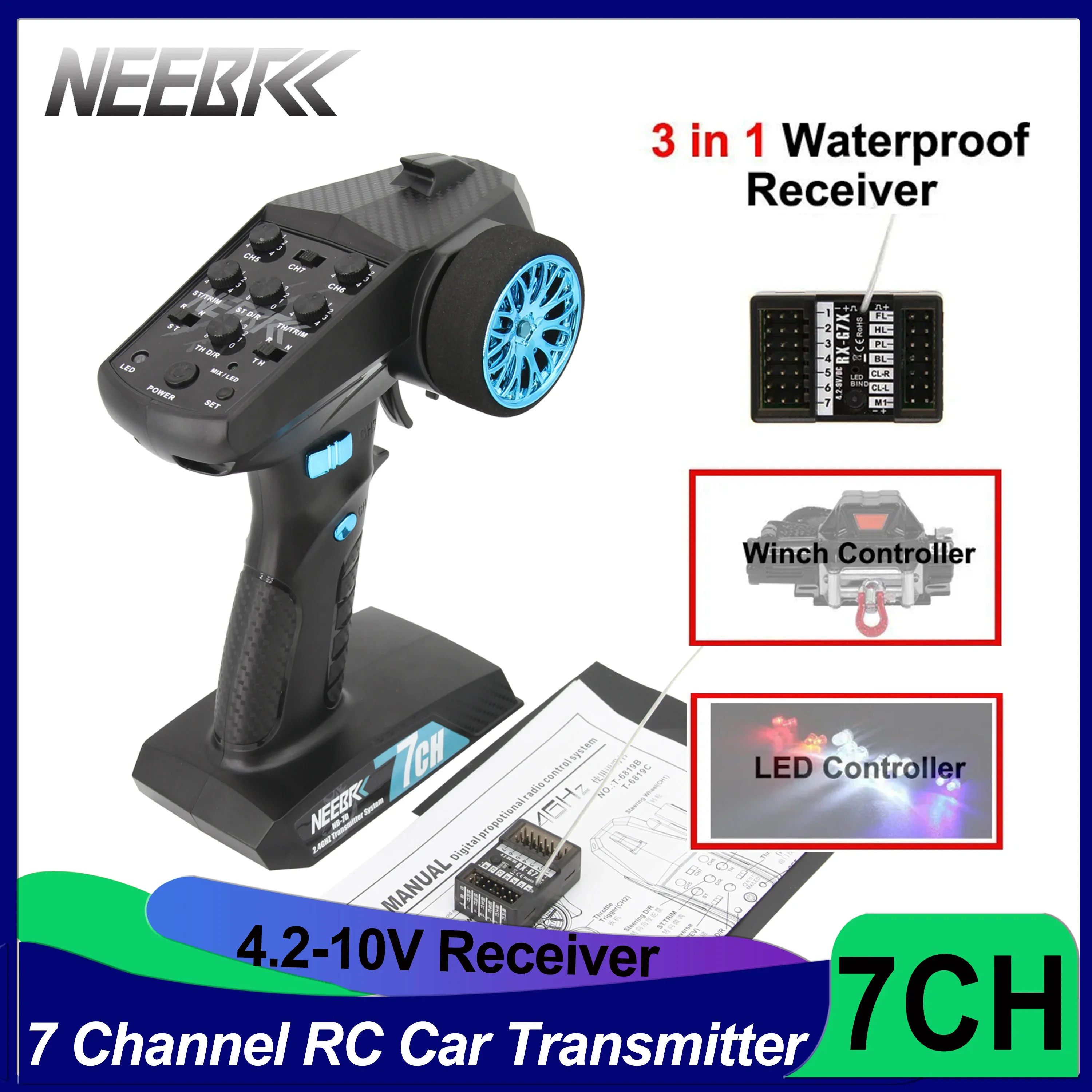 7-Channel-Transmitter-2-4Ghz-4-2-10V-Remote-Controller-3-in-1-LED-Light ...