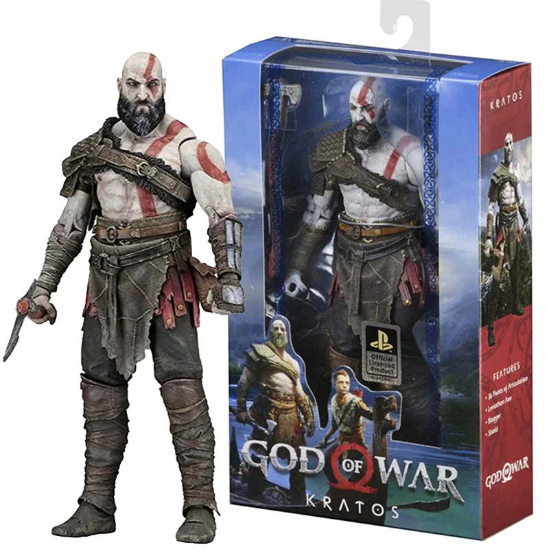 NECA God of War 4 Action Figure Classic Game PS4 Kratos Ghost of Sparta ...