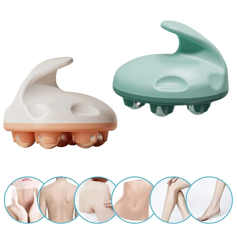 Hand-Roller-Massager-With-360-degree-Metal-Balls-For-Neck-Abdomen-Thigh ...