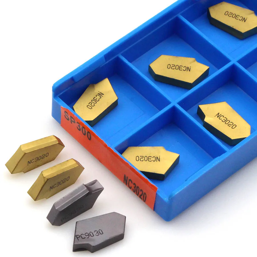 Turning Tools Lathe Grooving Tool | Sp200 Pc9030 Grooving Carbide ...