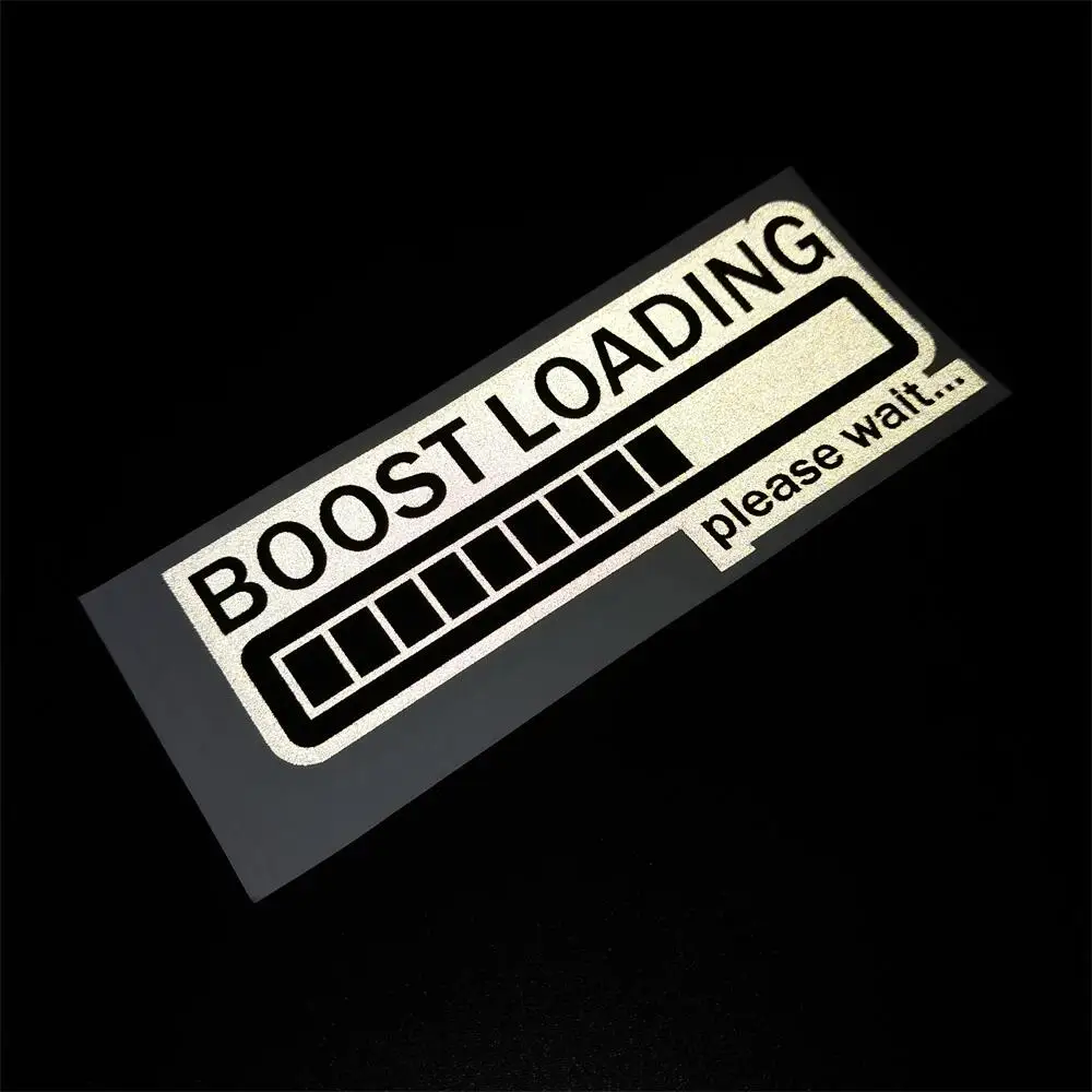 Boost Loading Rpm Sticker
