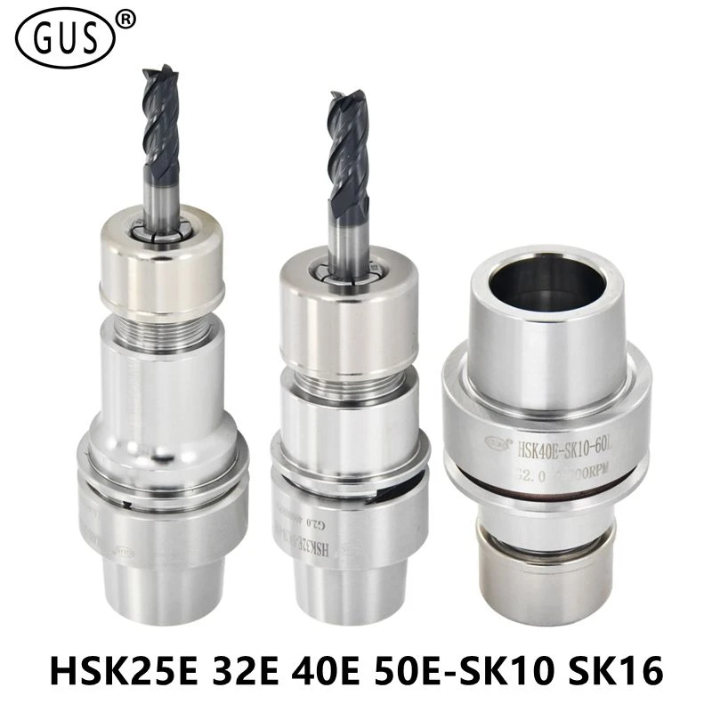 HSK25E HSK32E HSK40E HSK50E 공구 홀더 SK10 SK16 밀링 콜렛 척 스테인레스 스틸 HSK SK 홀더 ...