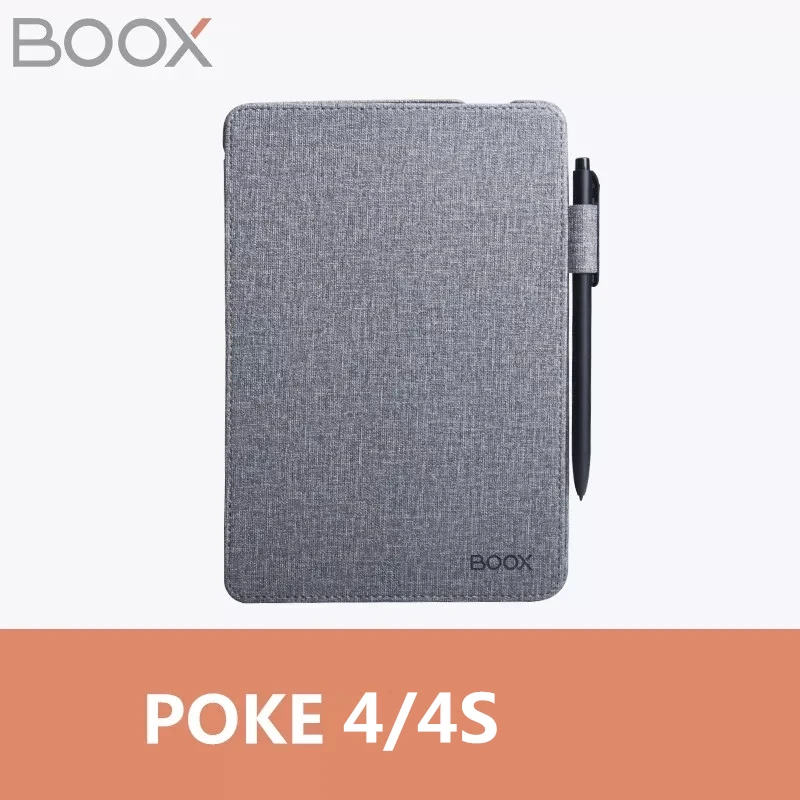 2022 새로운 Boox POKE4 홀스터 임베디드 오리지널 가죽 케이스 Ebook 케이스 탑 블랙 오닉스 BOOX Poke 4s 6 인치|테블릿 & 전자책 케이스 ...
