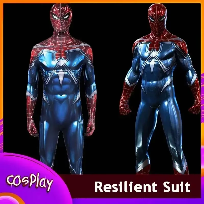 Spider Man Resilient Suit Cosplay Costume Superhero Jumpsuit Comic-con ...