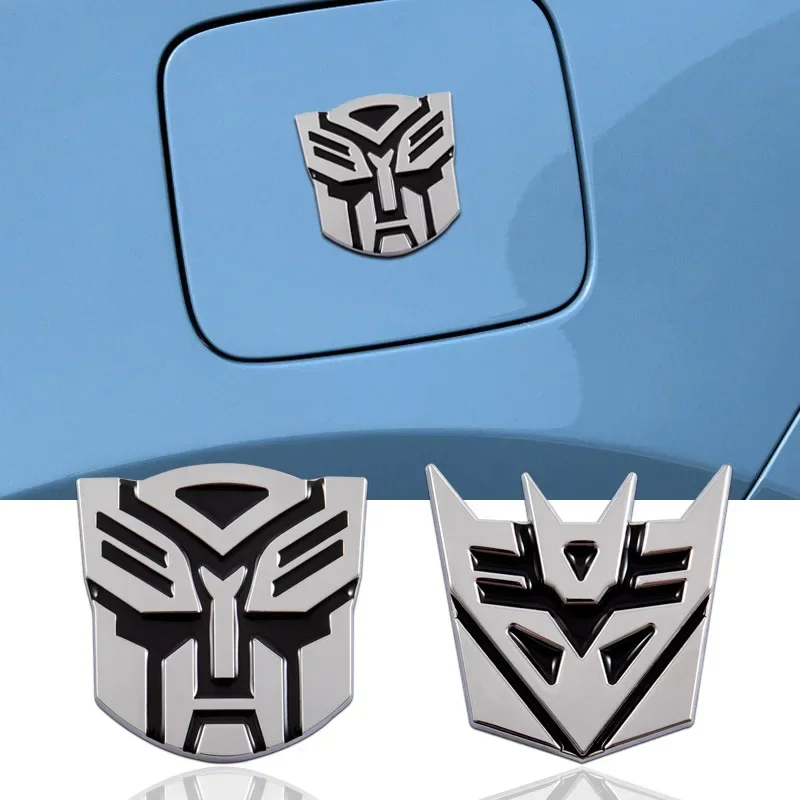 Transformation 3D Metal Car Emblem Sticker Decepticons Autobots Badge ...