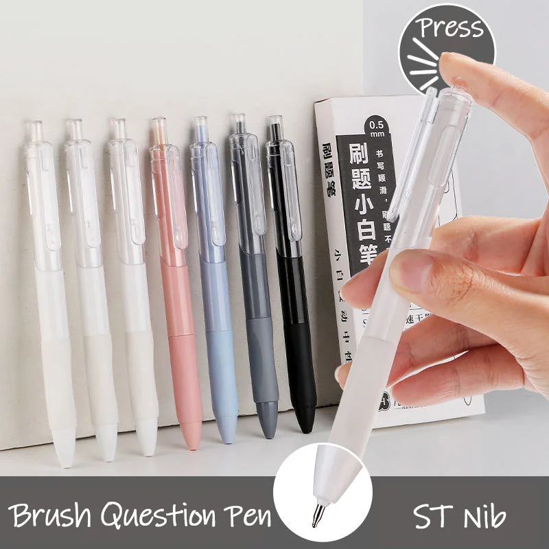 5PC-ST-Test-Pen-Quick-dry-Gel-Pen-Signature-Pen-Press-Ballpoint-Pen-0 ...