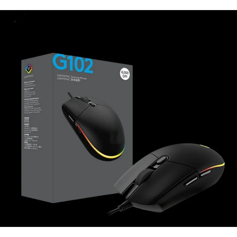 Logitech-G102-Second-Generation-Wired-Mouse-E-Sports-Games-Business ...