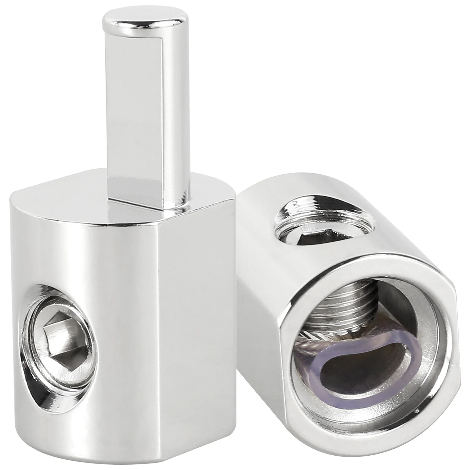 2Pcs-Amp-Input-Reducer-Aluminum-Power-Ground-Wire-Reducer-1-0-to-4-AWG ...