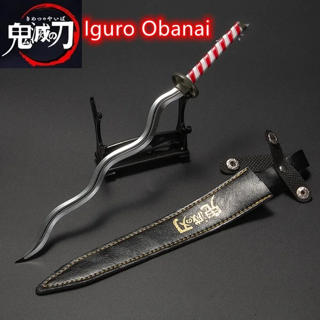 Demon Slayer Tanjirou Katana Swords 25cm Anime Ghost Killer Cosplay ...