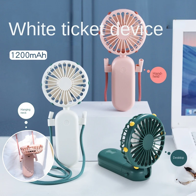 Multi-function Hand Small Fans With Neck Hanging Student Dormitory ...