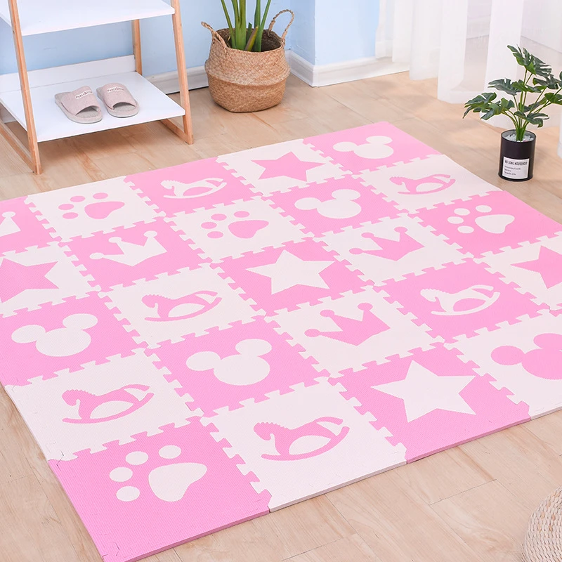 16PCS Tatame Play Mats Baby Game Mat 30x30cm Baby Mat Children Room Mat ...