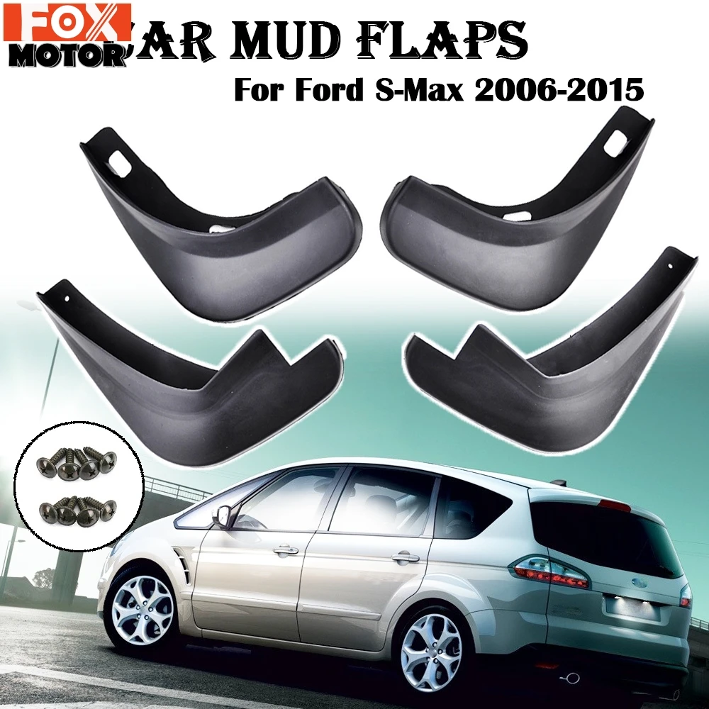 Set-Mud-Flaps-Mudflaps-Splash-Guards-Mudguards-Front-Rear-Clips-For ...