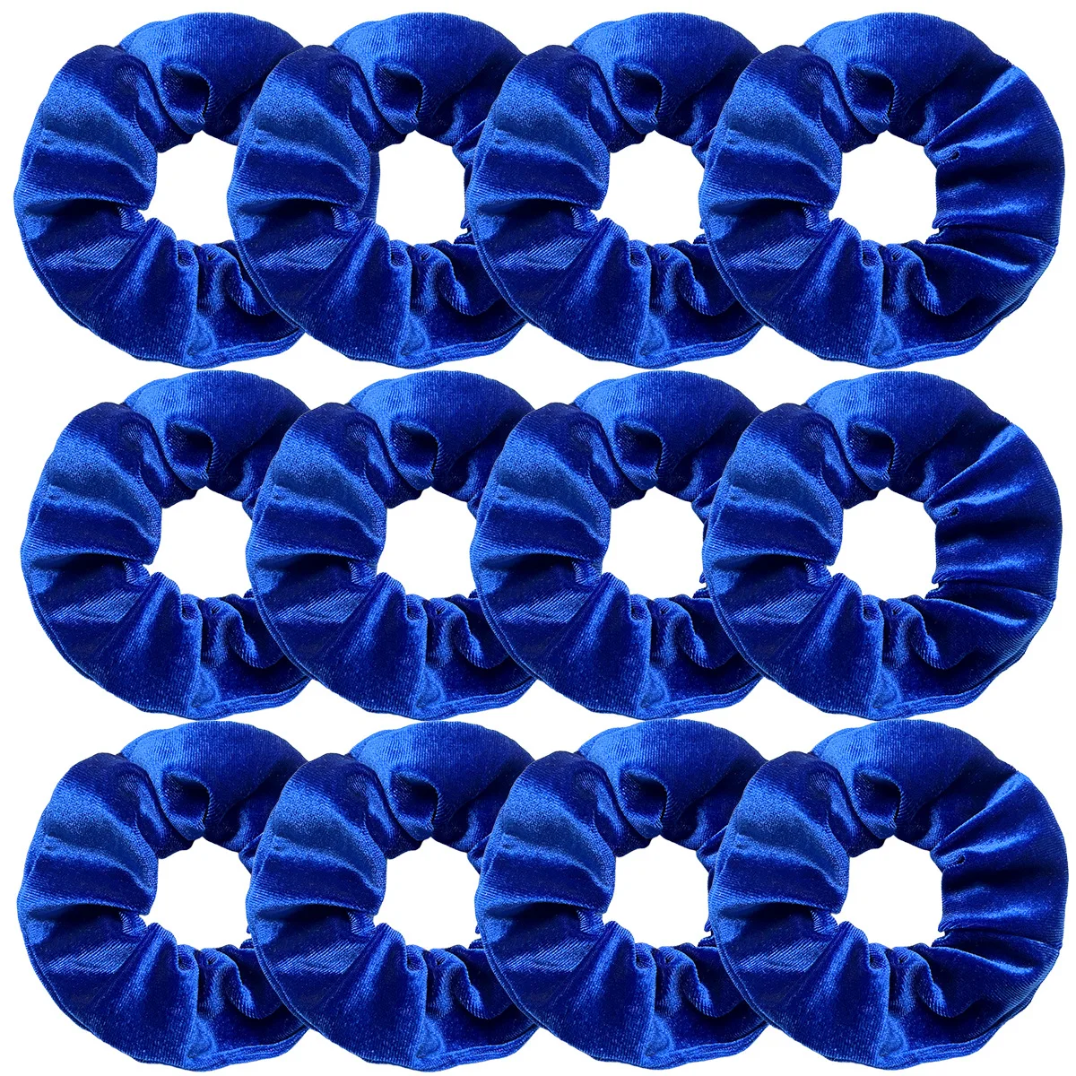 12pcs-Women-Hair-Scrunchies-Pack-Royal-Blue-Elastic-Hairbands-Velvet ...