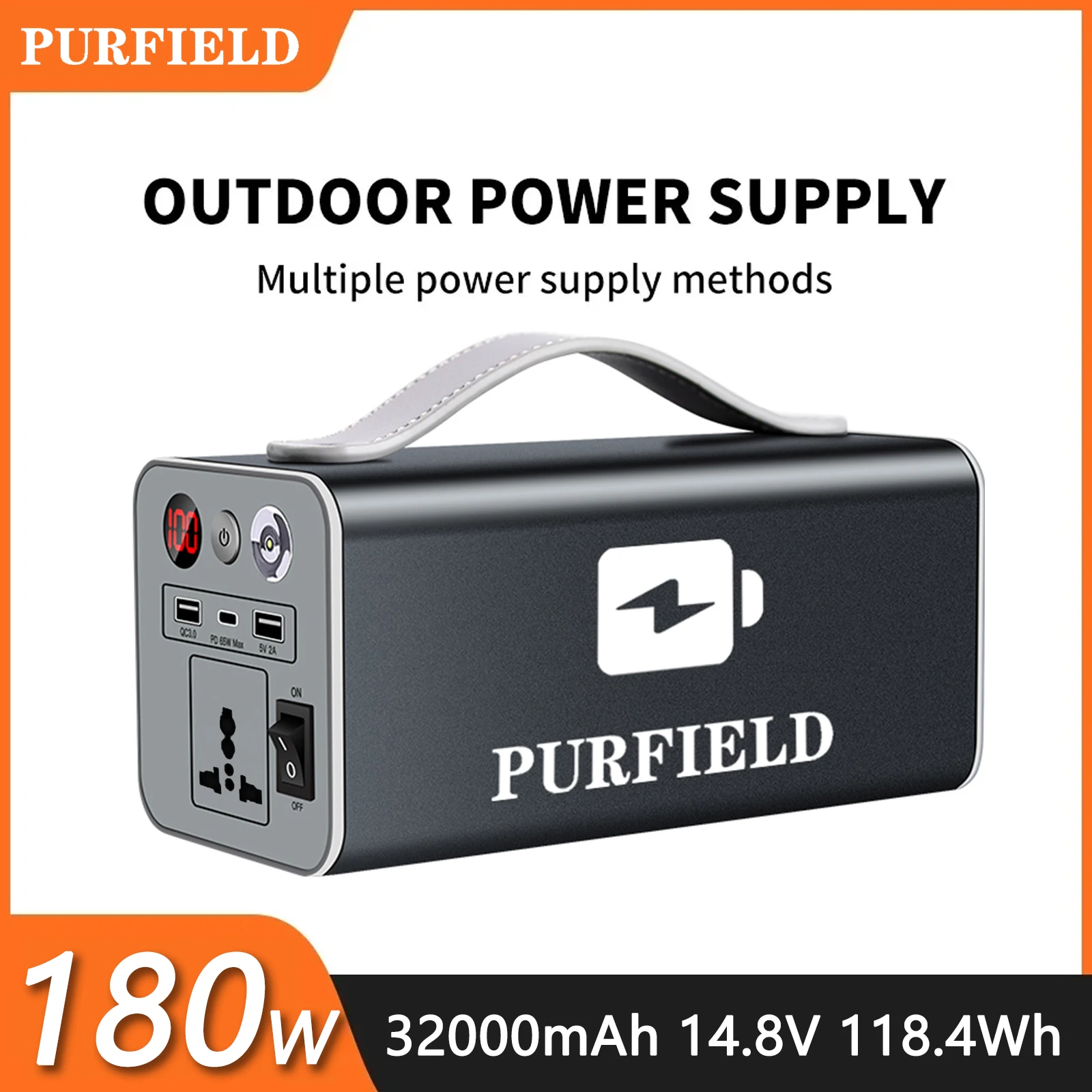 PURFIELD-180W-32000mAh-Power-Bank-220-110V-Portable-Power-Station-118 ...