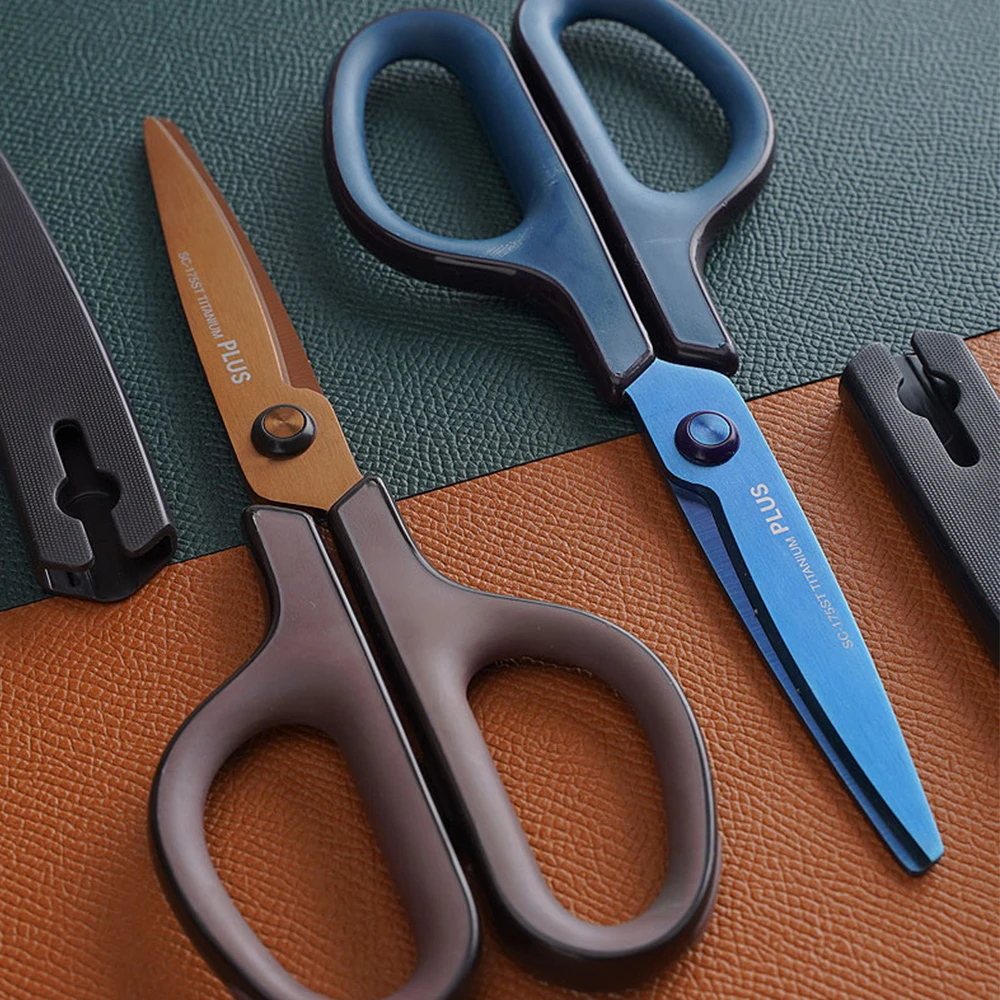 Round-Head-Leather-Scissors-with-30-Curved-Blade-Tailor-Scissors-for ...