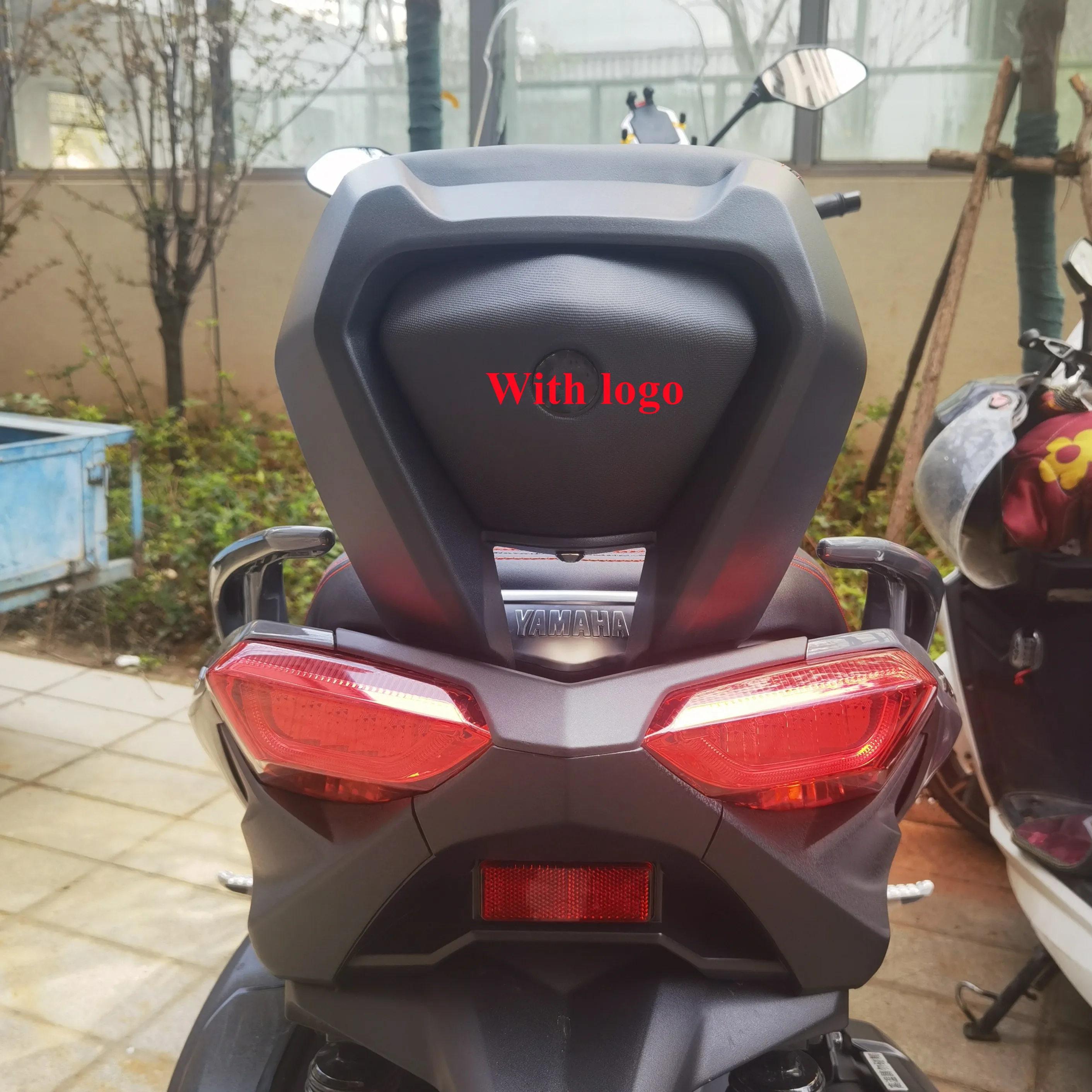 Modified motorcycle XMAX300 backrest xmax backrest rear backrests for ...