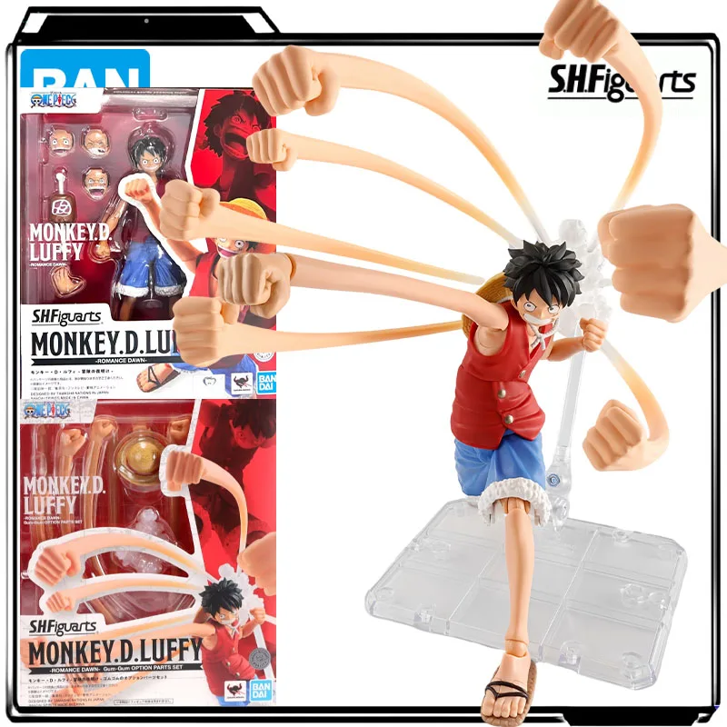 Bandai Genuine S.H.Figuarts Anime Figure Monkey D. Luffy&Rubber ...