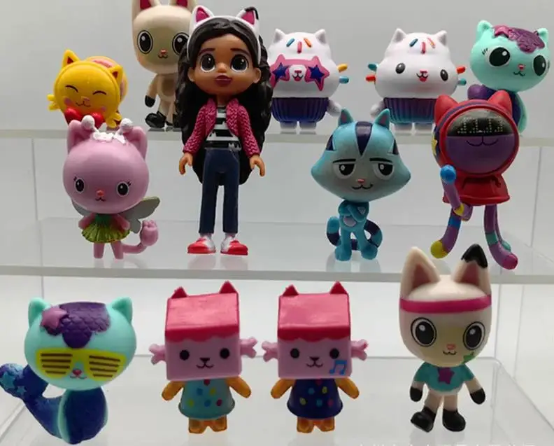 6-13pcs-set-PVC-Gabby-Dollhouse-Figure-Mercat-Cartoon-Stuffed-Animals ...