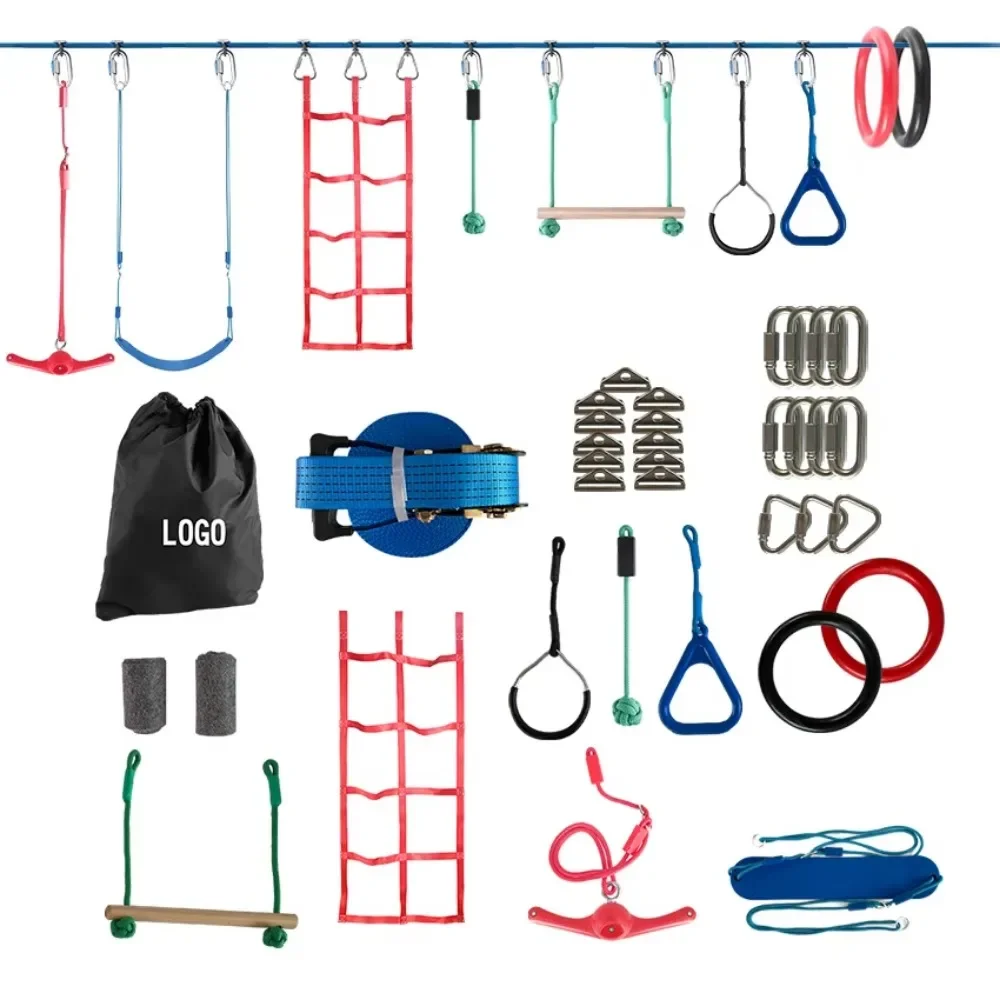 Outdoor-Playground-Ninja-Warrior-Obstacle-Course-for-Kids-Ninja ...