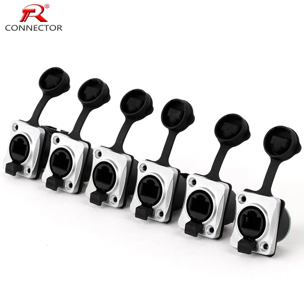 1pc-RJ45-Ethernet-CAT5-Interface-Female-LAN-Module-Panel-Mount-Coupler ...