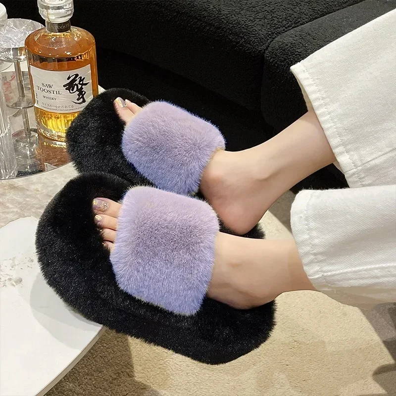 Extra-High-Heels-That-Can-Be-Worn-Out-with-Fluff-Women-Shoes-With-A ...