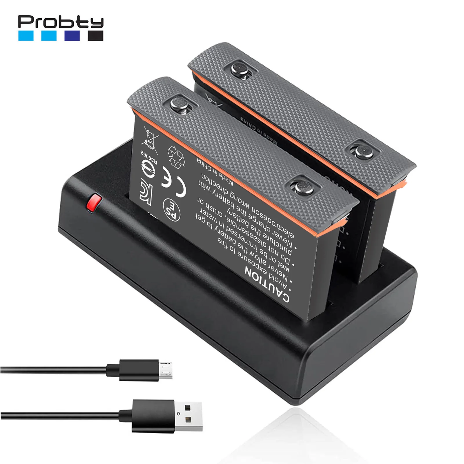 For-Insta360-ONE-X3-2200mAh-Battery-With-LED-Dual-USB-Charger-360 ...