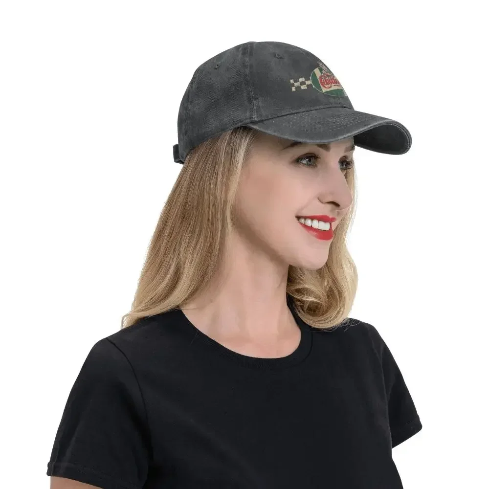 Castrol Vintage Racing Stripe Pin Up Girl Baseball Caps Fashion ...