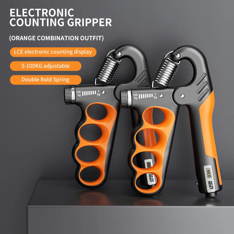 5-100KG-adjustable-electronic-mechanical-counting-gym-hand-gripper-men ...