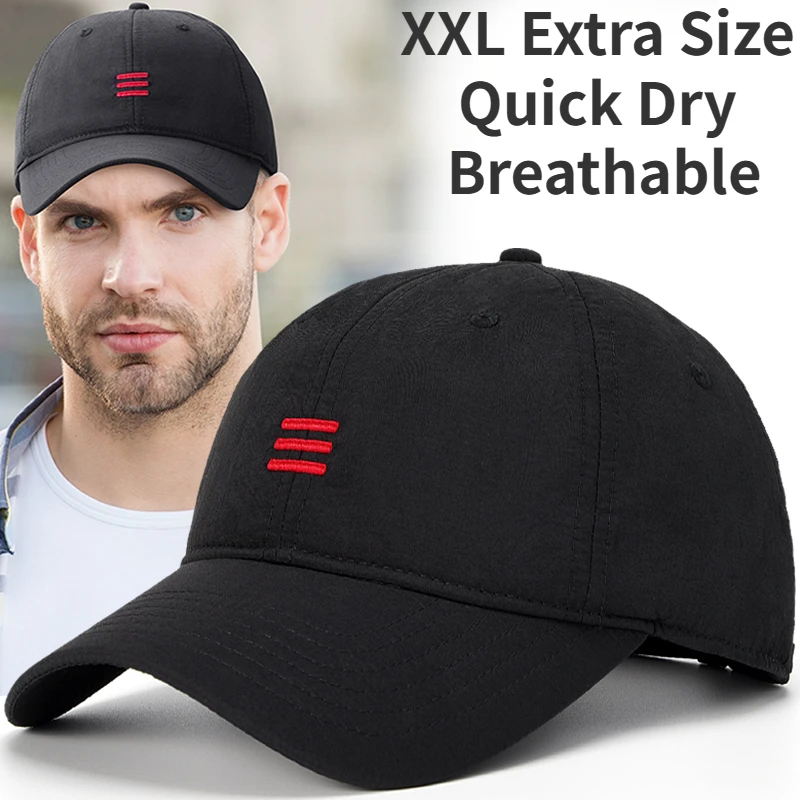 XXL-Oversize-Big-Head-Baseball-Cap-for-Men-Women-Adjustable-Trucker-Hat ...