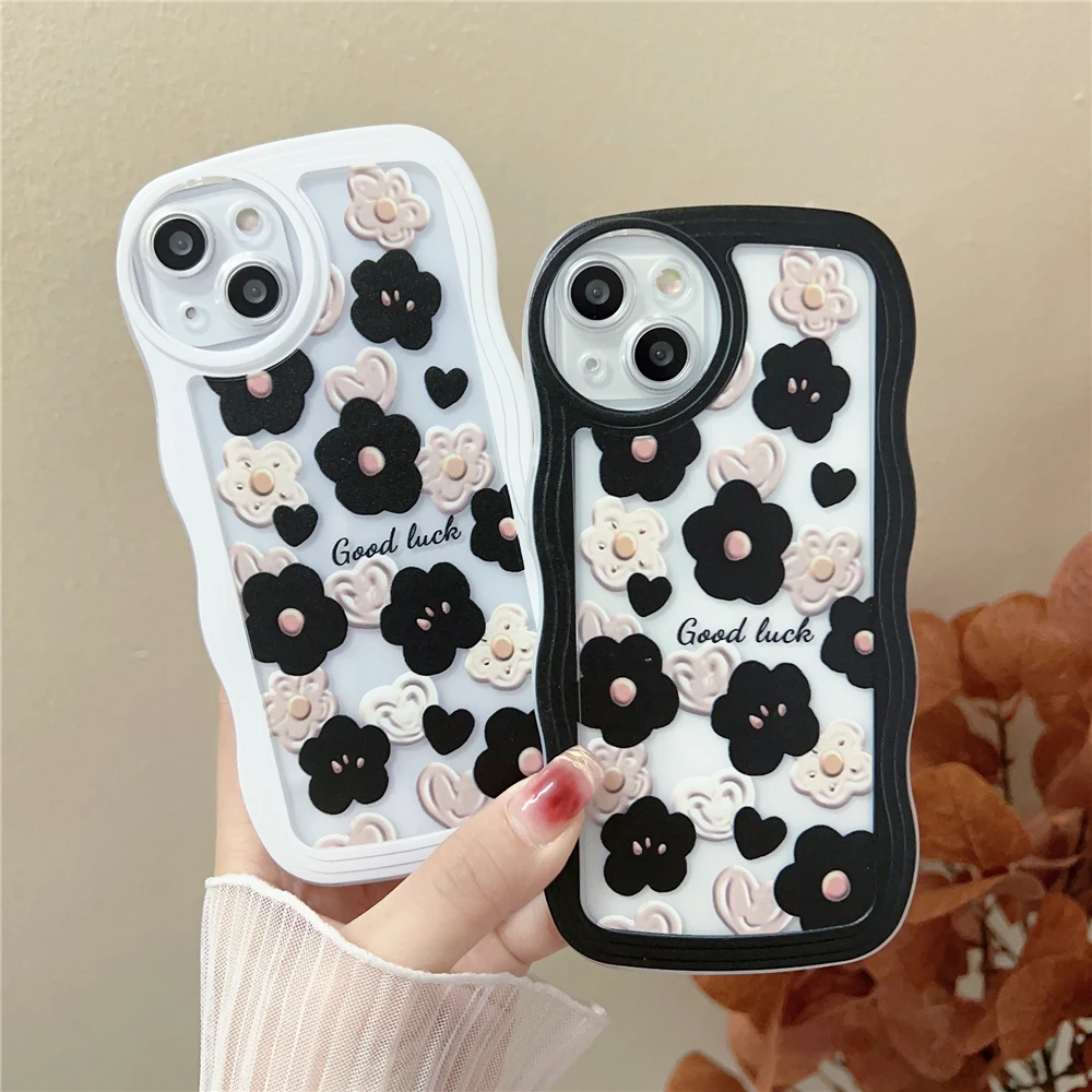 Funda de teléfono de flores de lujo para iPhone 13, 12, 11, 14 Pro, Max, X, XR, XS Max, 6, 6S, 7 ...