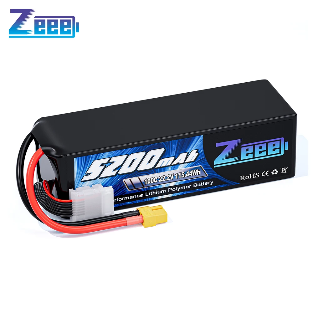 Zeee-Lipo-Battery-6S-5200mAh-FPV-Drone-22-2V-100C-with-XT60-Plug-for ...