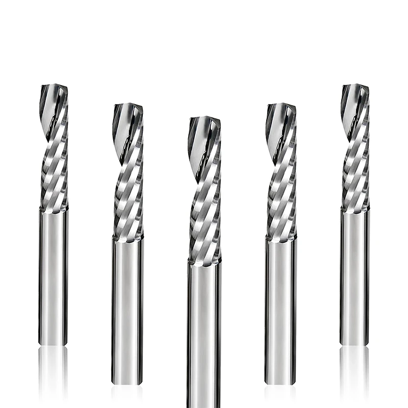 1pcs Single Edge Helical Mill CNC End Mill Carbide Milling Cutter For ...