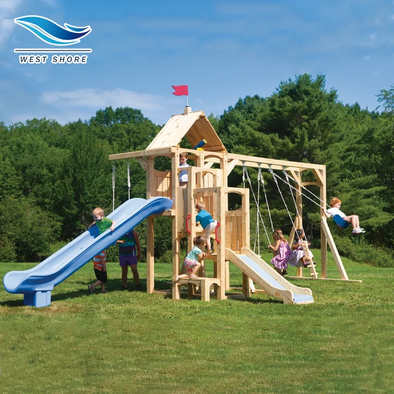 Outdoor-Playground-Play-Set-Children-Plastic-Slide-For-Kids ...