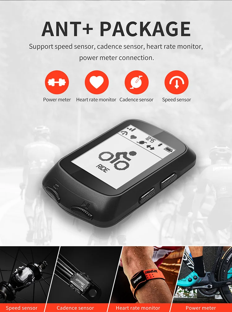 Compteur vélo,compteur de vélo GPS iGS320 520 620,ordinateur de ...