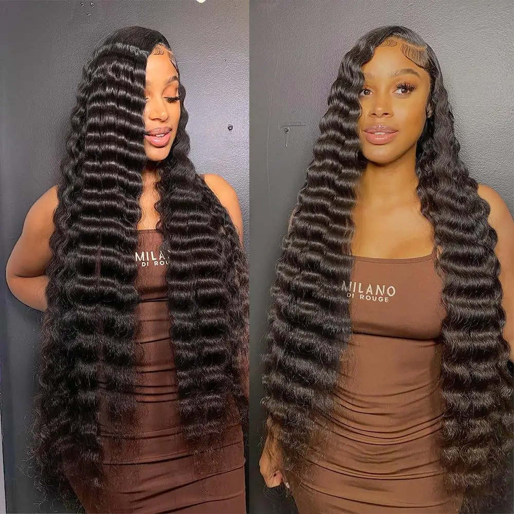 Hair Wigs 250 Density Plucked | 30 Inch Loose Deep Wave Wig - 250 ...