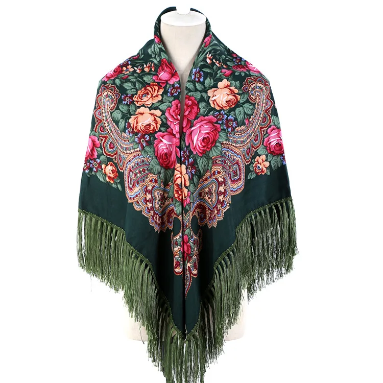 Russian-Cloak-Large-Flower-Printed-Generous-Scarf-Women-s-Shawl-Warm ...