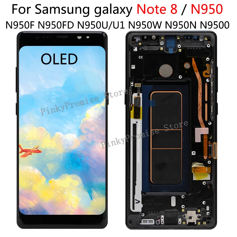 Super-OLED-Note8-Display-For-SAMSUNG-Galaxy-Note-8-LCD-N950F-N950D ...