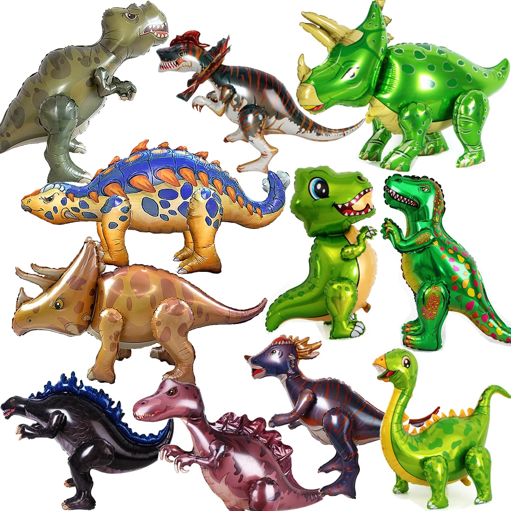 4D-Giant-Walking-Dinosaur-Foil-Balloons-Jungle-Animal-Balloons-Childrens-Birthday-Party ...