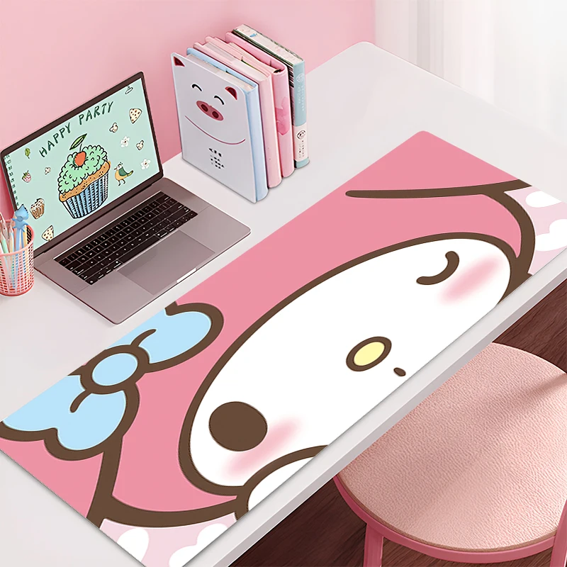 Large-Gaming-Customized-My-Melody-Sanrio-Mouse-pad-Office-desk-mat-Game ...