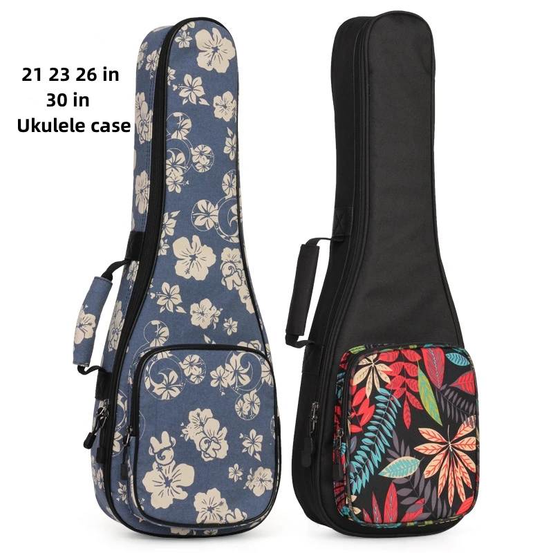 30" Inch Baritone Thicken Cotton Ukulele Bag Backpack Handbag Ukelele ...