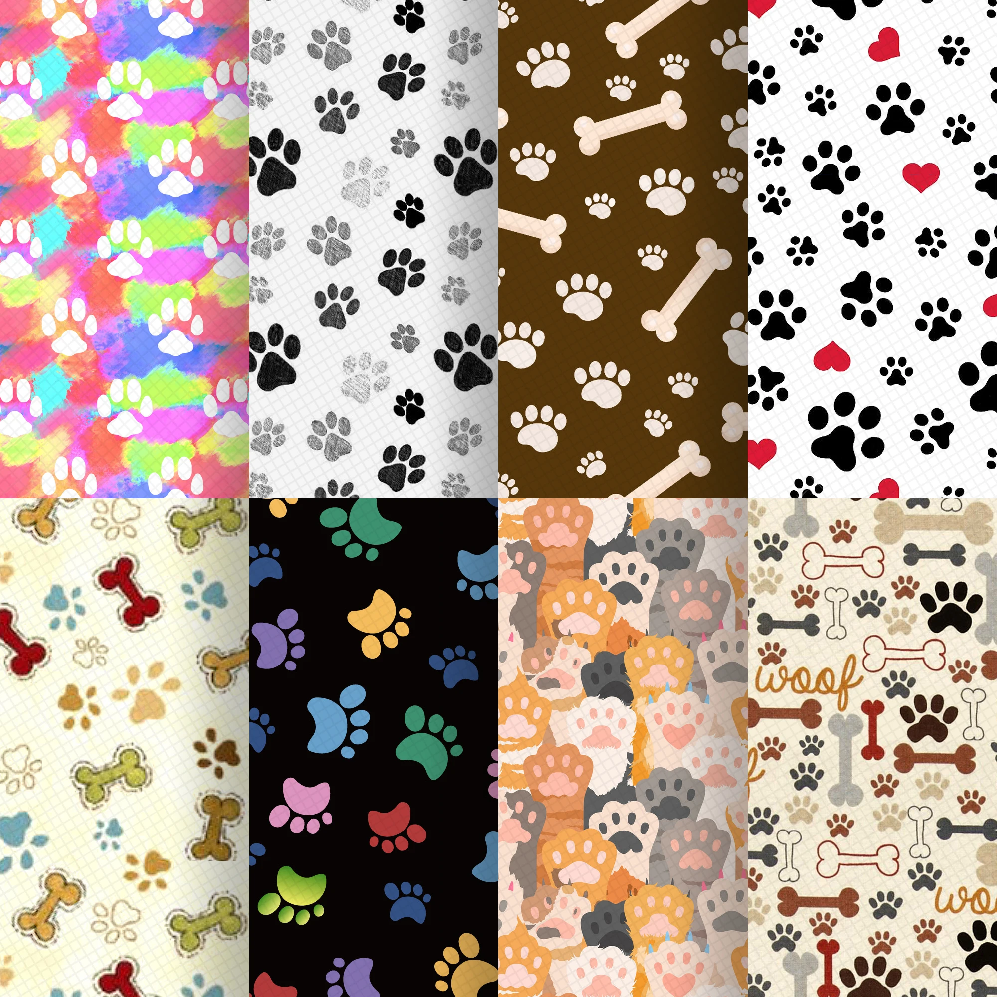 Footprint-Printed-Synthetic-Leather-Lychee-Grain-Faux-Leather-Sheet-For ...