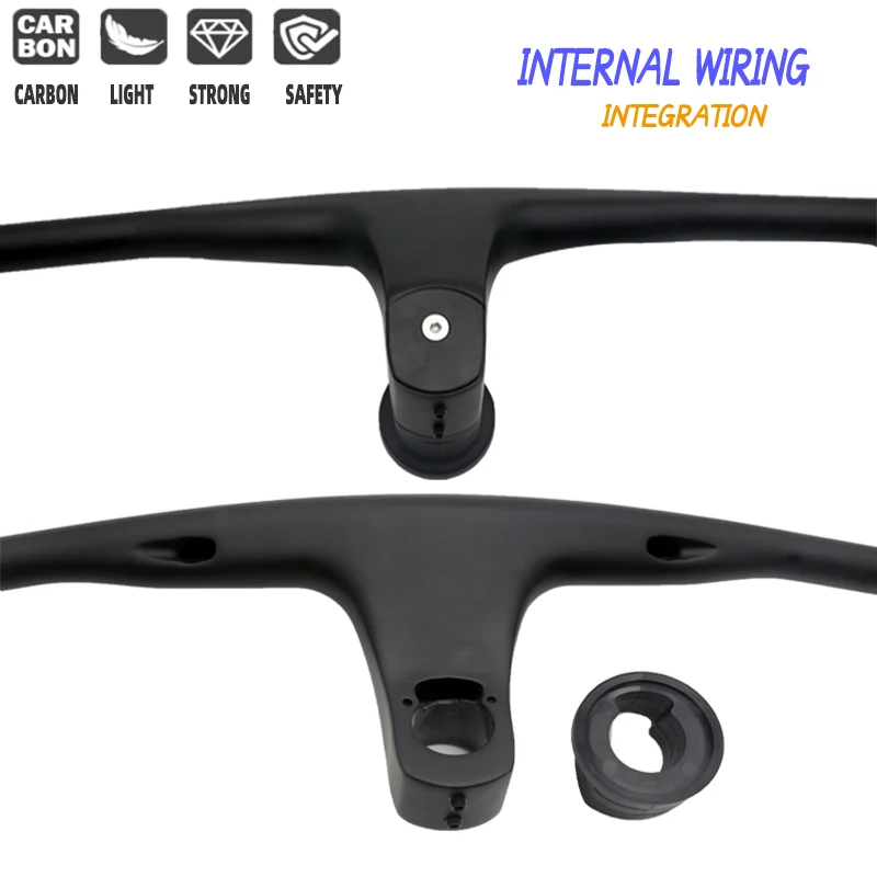 MTB bike handlebar internal handlebar carbon fiber wide 780 semi matte ...
