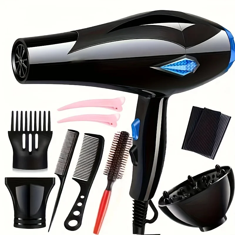 Professional-Hair-Dryer-Set-Blow-Dryer-DC-Motor-Fast-Drying-with-2 ...