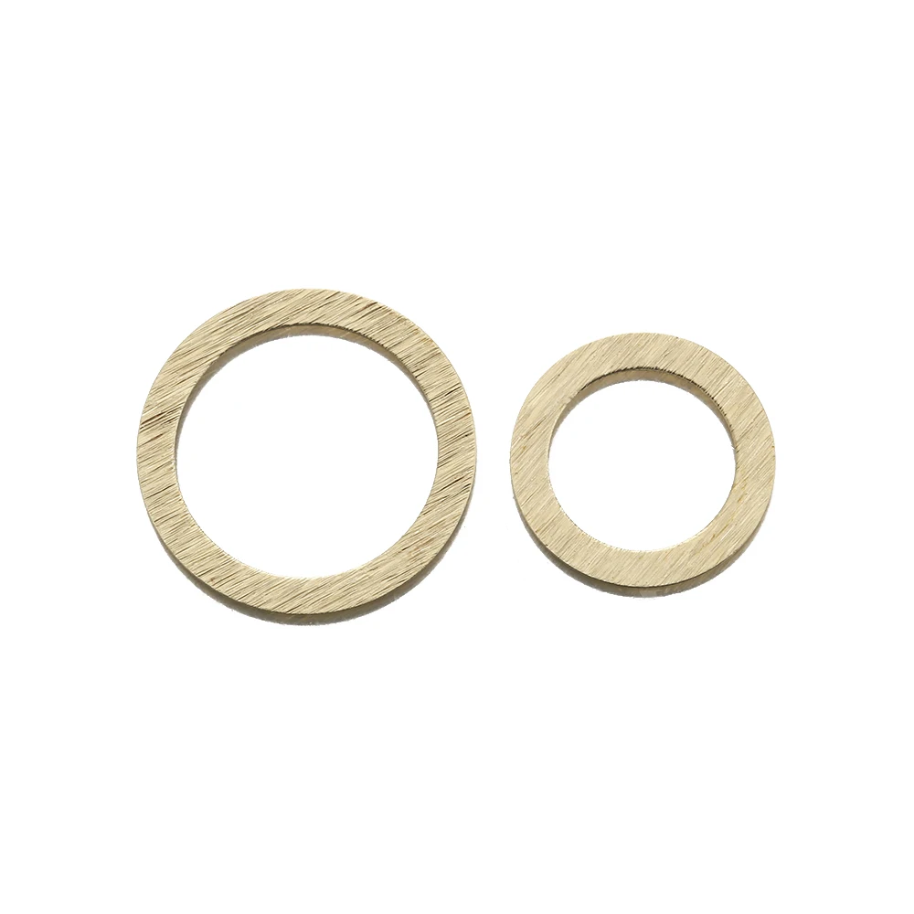 10Pcs-Raw-Brass-Round-Circle-Connector-Bracelet-Link-Supplies-For-Waist ...