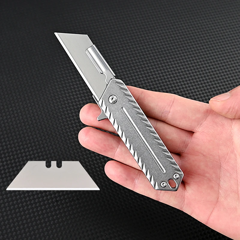 Stainless-Steel-Heavy-duty-Utility-Knife-Quick-opening-Box-Cutter ...