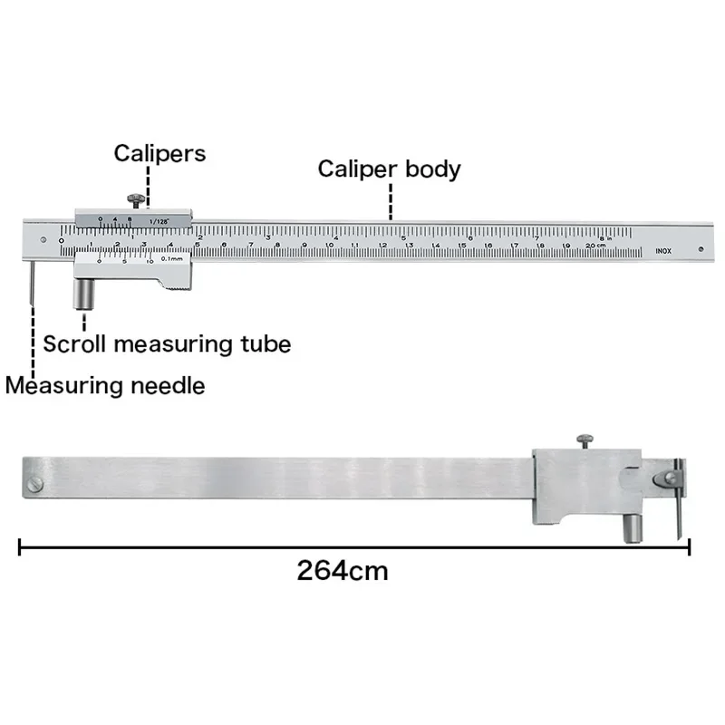 Parallel Marking Measuring Ruler 0-200mm Multifunctional Marking ...