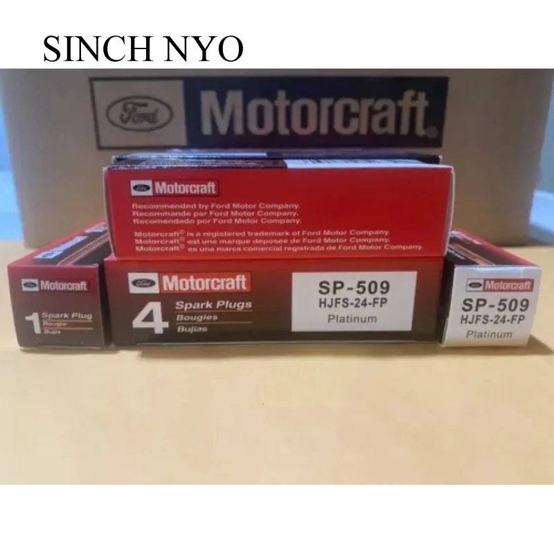 8PCS-SP-509-HJFS24FP-Platinum-Spark-Plug-For-Ford-F150-F250-F350-Explorer-Mercury-Expedition ...