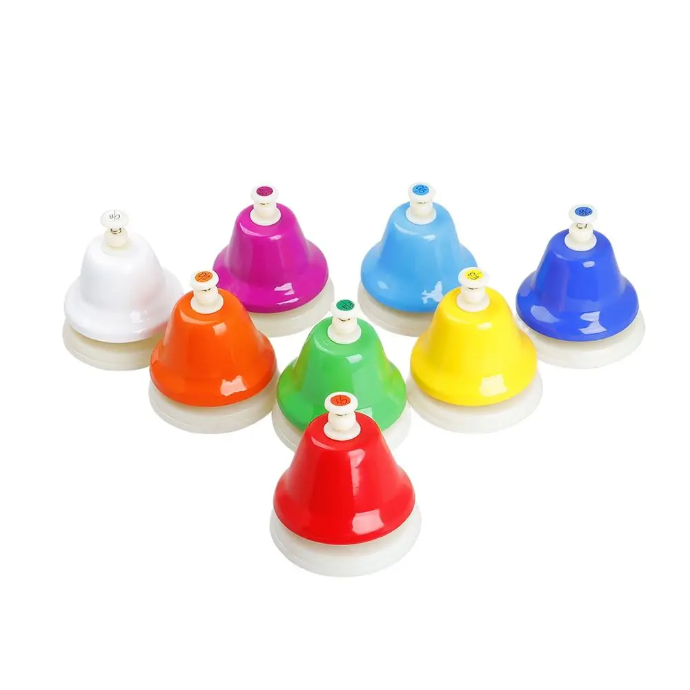 8-Notes-Hand-Bell-Orff-Instrument-Treble-Accuracy-Colorful-Music-Toys ...